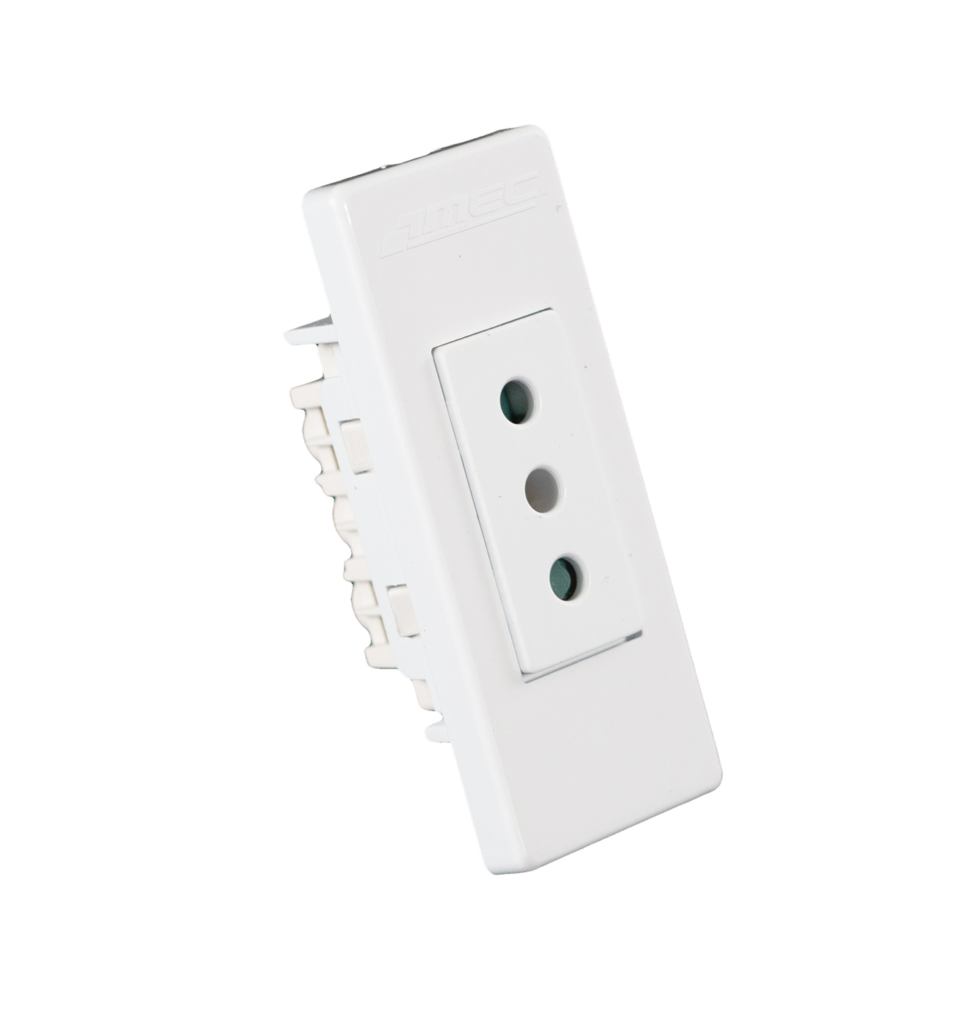 Tomacorriente Simple 10A | Aris Mini – Mec Sistemas Eléctricos